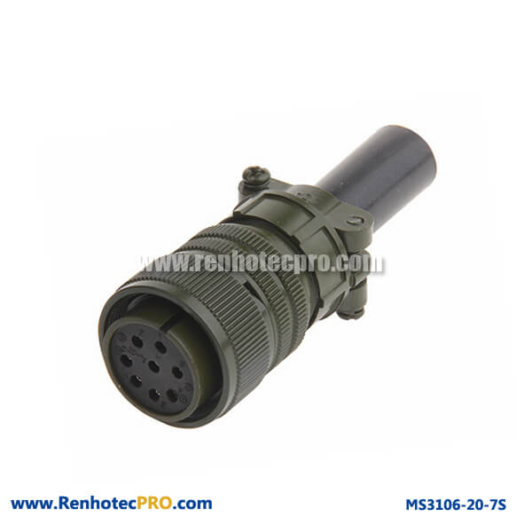 90 Degree Plug Military Specifitaion Connector MS 5015 9 Pins Socket ...