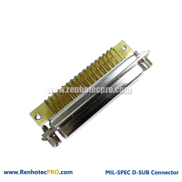 50-pin High Density D-sub Connector Female Angled - Renhotecpro.com