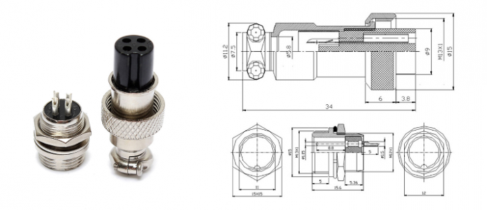 GX16 Connector Data Sheet - Renhotecpro.com