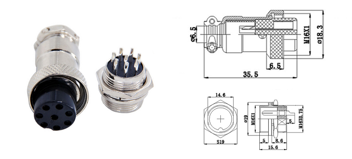 GX16 Connector Data Sheet - Renhotecpro.com